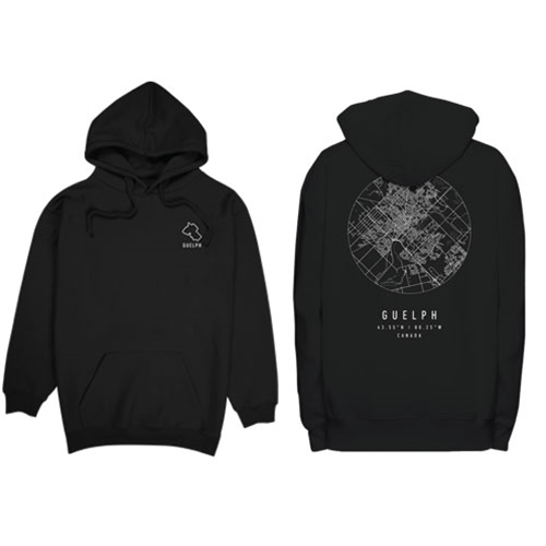 University of Guelph Bookstore - Guelph Map Hoodie