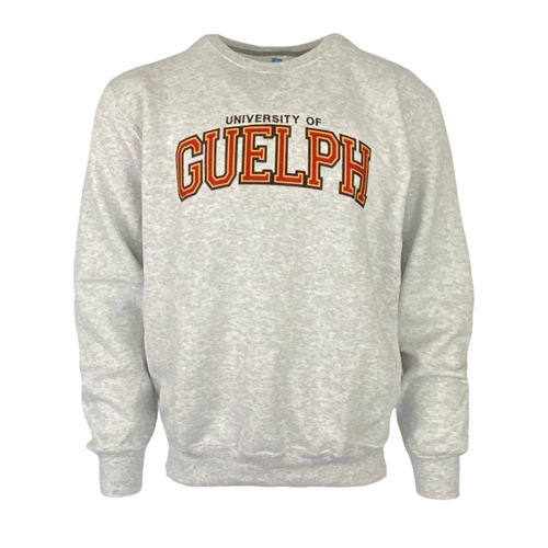 University of Guelph Bookstore - Ash Classic Russell Crewneck