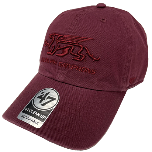 University of Guelph Bookstore - Maroon Gryphons '47 Clean Up Hat
