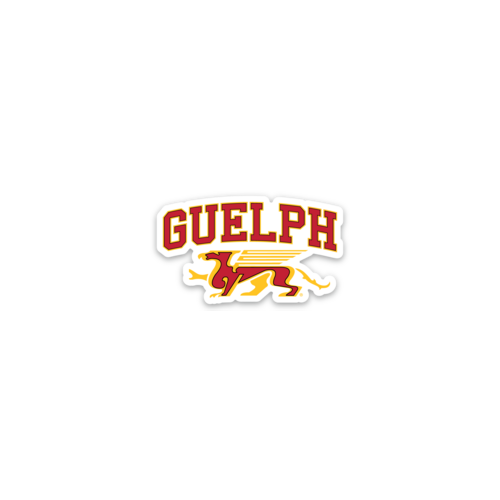 University of Guelph Bookstore - Die Cut Gryphons Varsity Sticker
