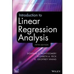 University of Guelph Bookstore - INTRODUCTION TO LINEAR REGRESSION ANALYSIS