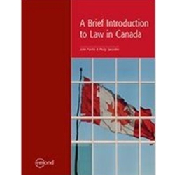 University of Guelph Bookstore - BRIEF INTRODUCTION TO LAW IN CANADA