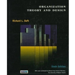 University of Guelph Bookstore - Organizational Theory and Design