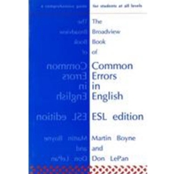 University of Guelph Bookstore - The Broadview Book of Common Errors in ...