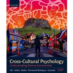 University of Guelph Bookstore - CROSS-CULTURAL PSYCHOLOGY