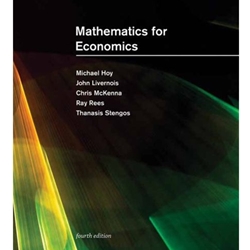 University of Guelph Bookstore - MATHEMATICS FOR ECONOMICS